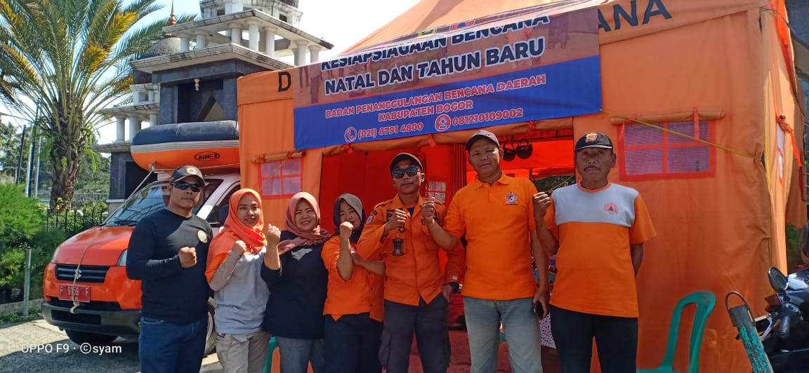 Foto kegiatan Pos Nataru BPBD Kabupaten Bogor Tahun 2019 – BPBD Kab. Bogor