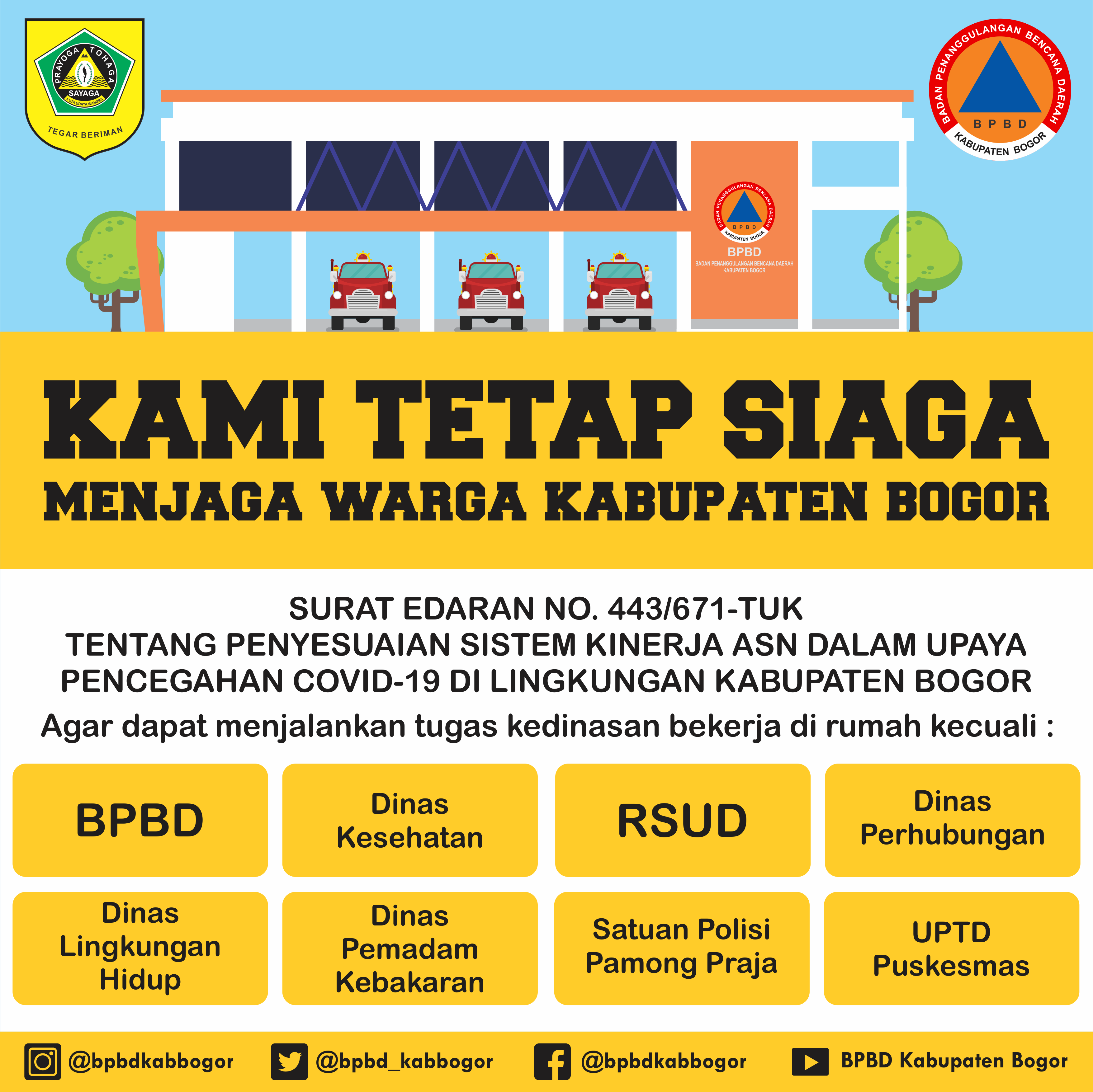 Surat Edaran Bupati Bogor 18 Maret 2020 – BPBD Kab. Bogor