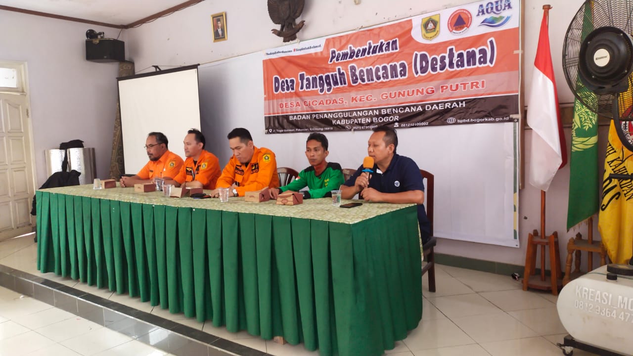 BPBD KABUPATEN BOGOR BENTUK PROGRAM TANGGAP KEBENCANAAN PELATIHAN DESA TANGGUH BENCANA KE-62 DI ...
